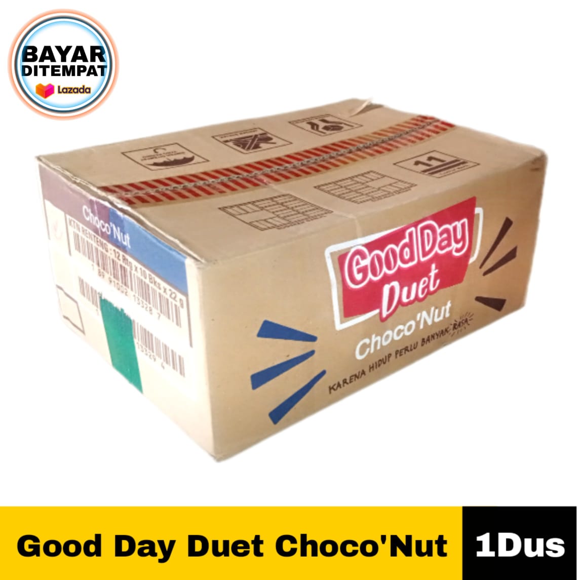 1 Dus Kopi GoodDay Duet Choco Nut (22gr) 1 Dus/1Karton Isi 12 Renceng | Lazada Indonesia