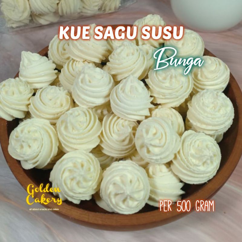 Kue Sagu Susu Bunga toples - 500 gr Kue Kering | Lazada Indonesia