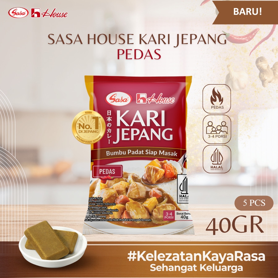 Sasa House Kari Jepang Pedas 40g x 5 | Lazada Indonesia
