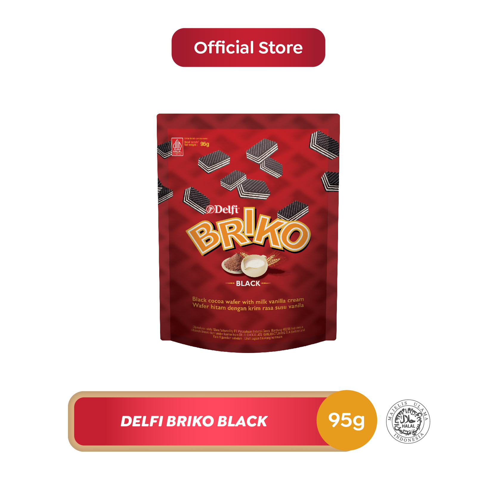 Delfi Briko Black 95 g | Lazada Indonesia