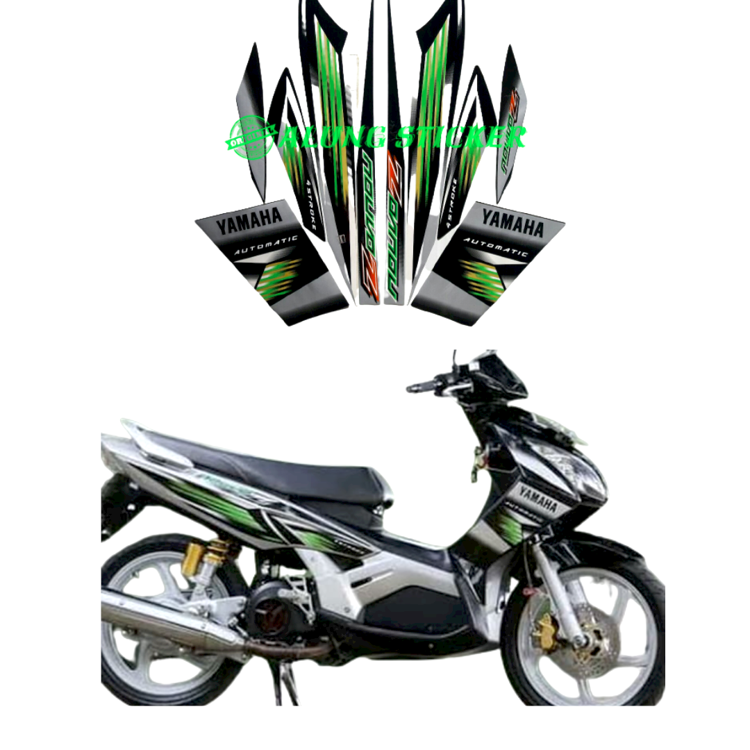 STIKER STRIPING LIS LES BODY MOTOR YAMAHA NOUVO Z TAHUN 2005 WARNA ...