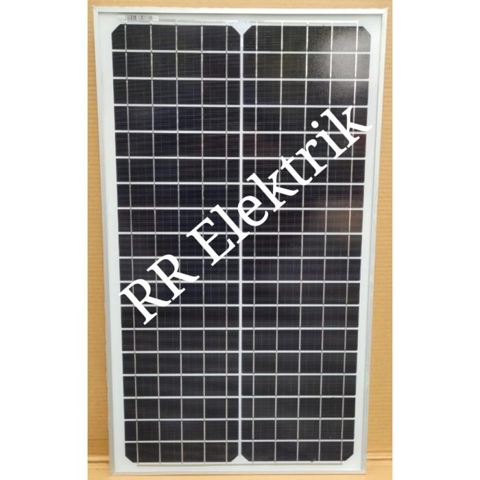 SOLAR PANEL SOLAR CELL PANEL SURYA 30WP MONO 30 WP MONOCRYSTALLINE ...