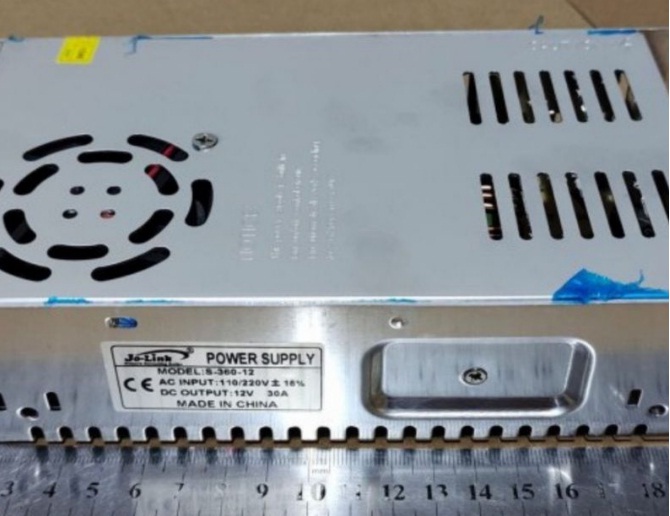 POWER SUPPLY OSKA 12v 30A + FAN ORIGINAL MODEL JARING | Lazada Indonesia