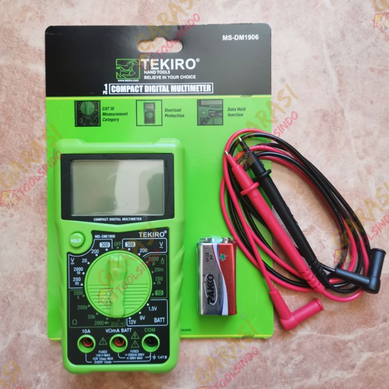 Compact digital multitester TEKIRO avometer multi meter multimeter ...