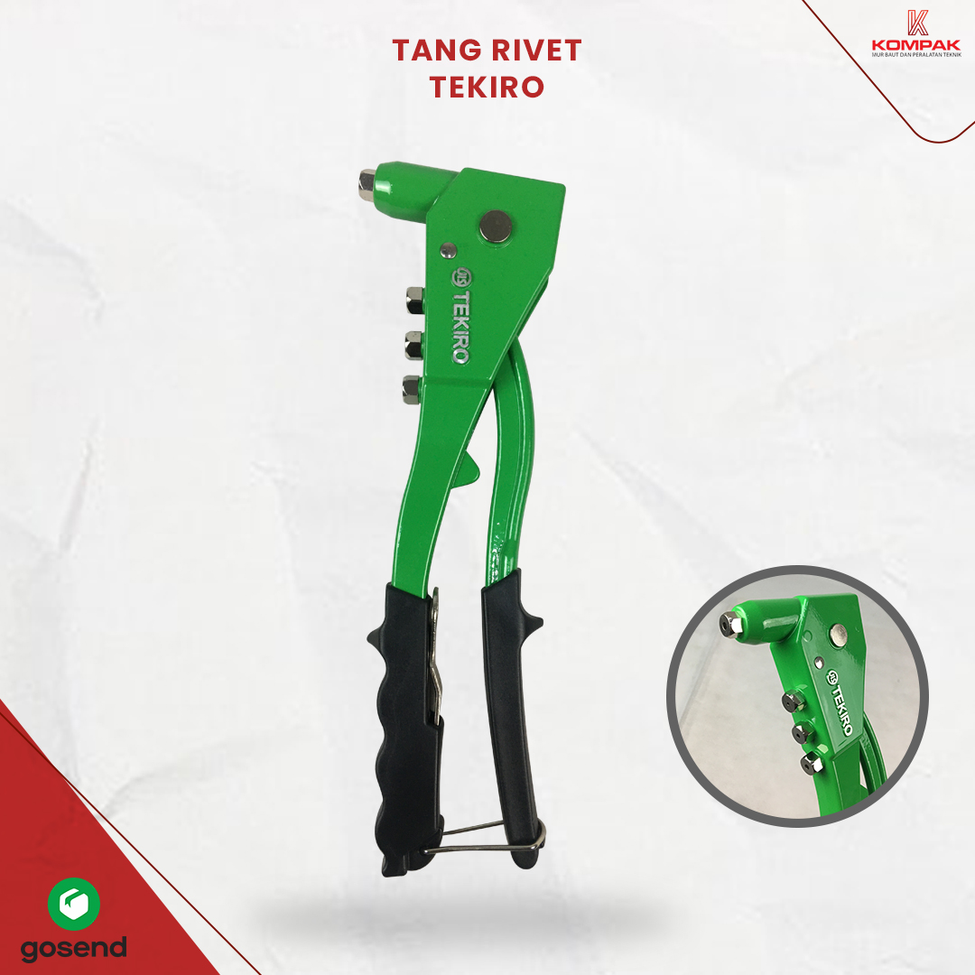 TEKIRO TANG RIVET RIPET ALUMINIUM HAND RIVETER TEMBAKAN PAKU GT-HR1231 ...