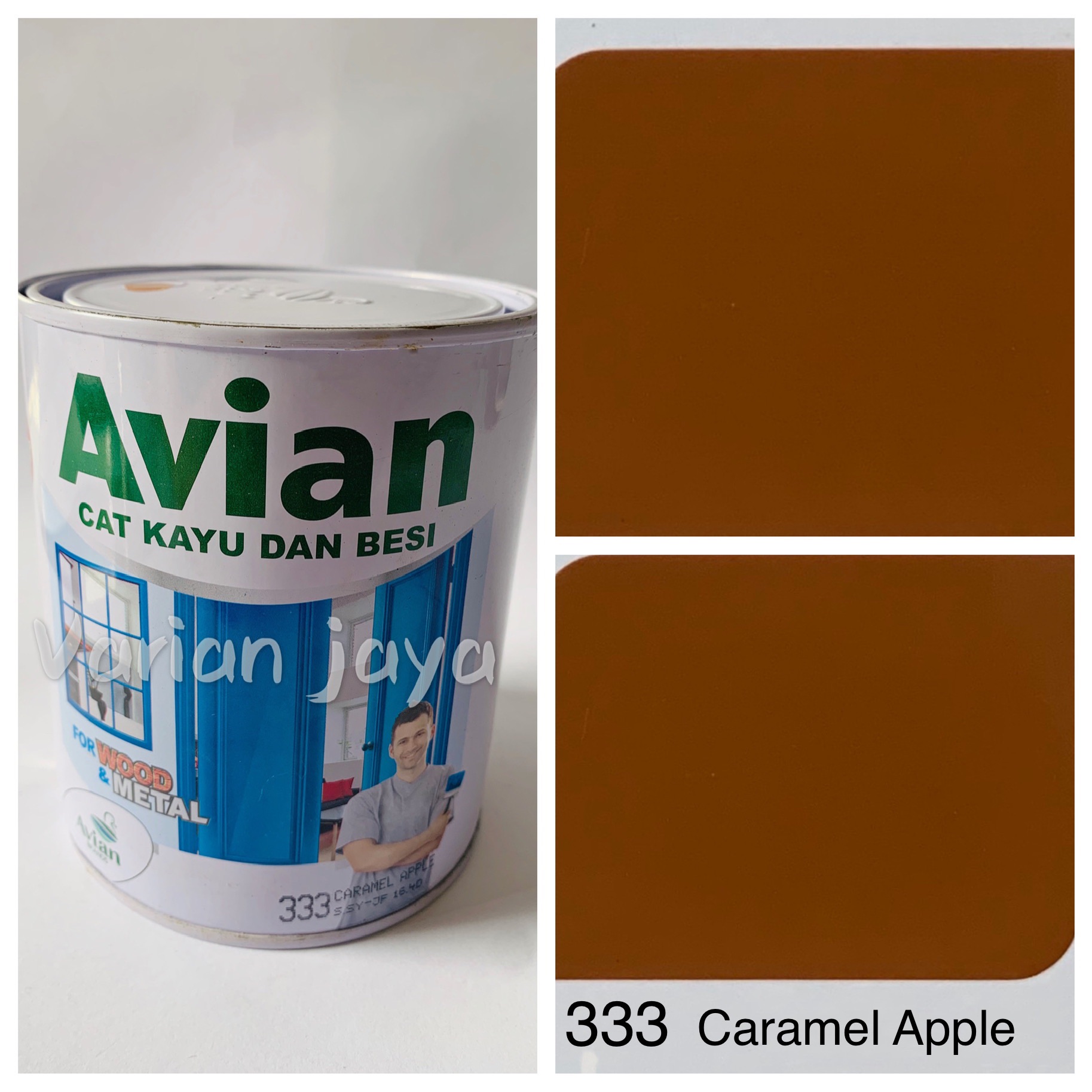 Cat kayu dan besi Avian Paint Lt Kg Coklat | Lazada Indonesia