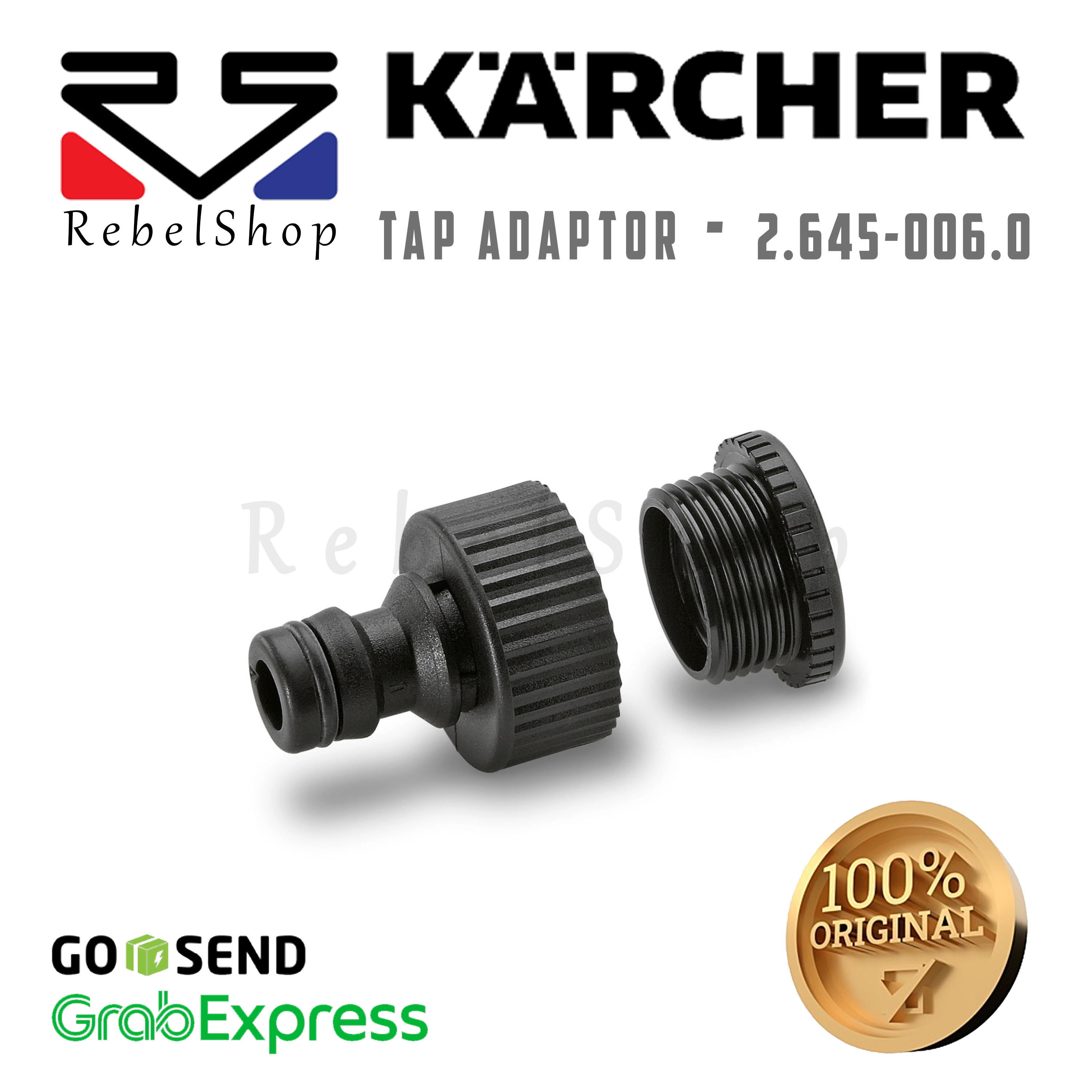Karcher G3/4 Tap Adaptor With G1/2 Reducer Accesories | Lazada Indonesia