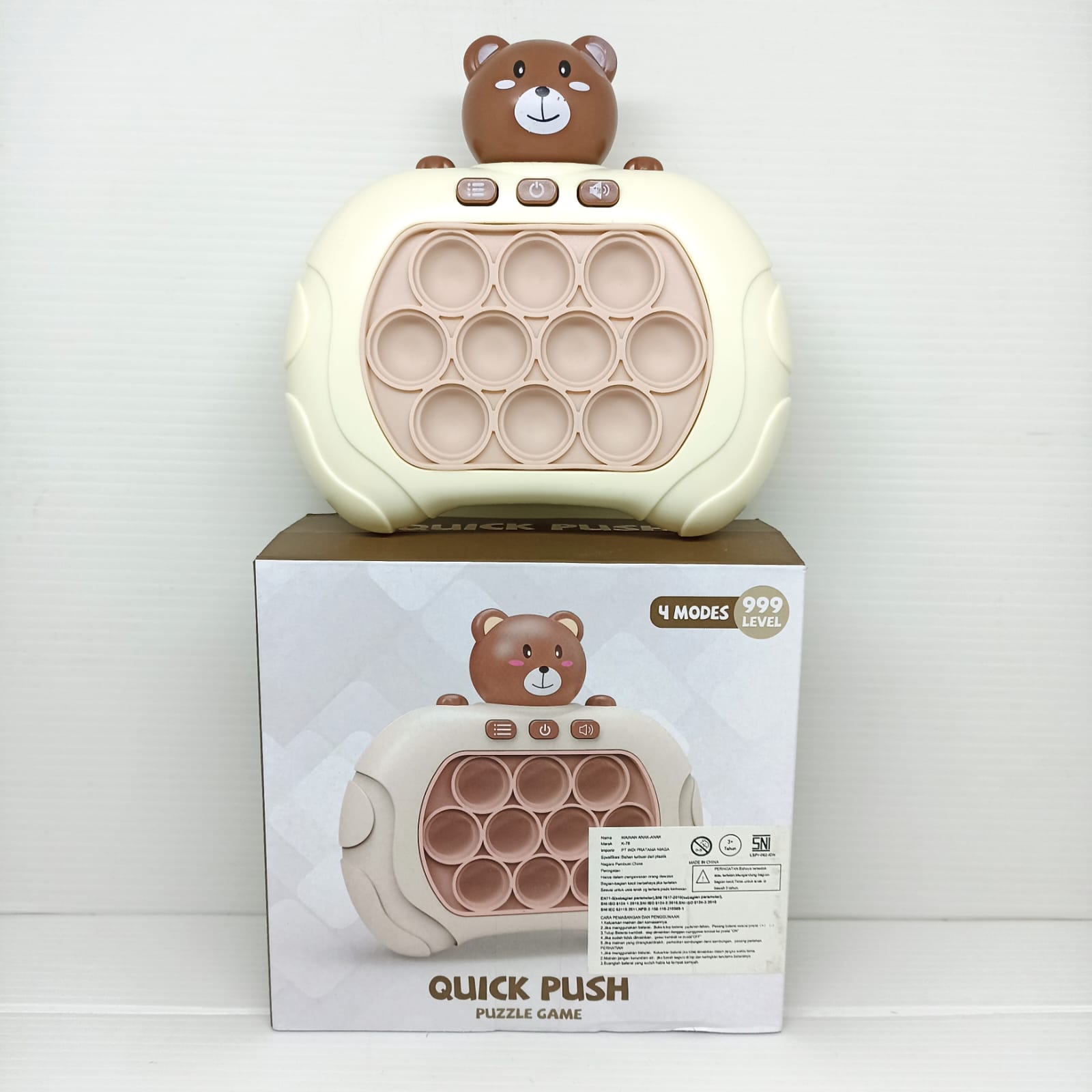 Pop it Electric Viral Mainan Anak popit Gen 3 LCD Machine Push Toy ...