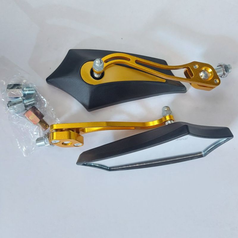 Spion model Batman universal semua jenis motor - gold | Lazada Indonesia
