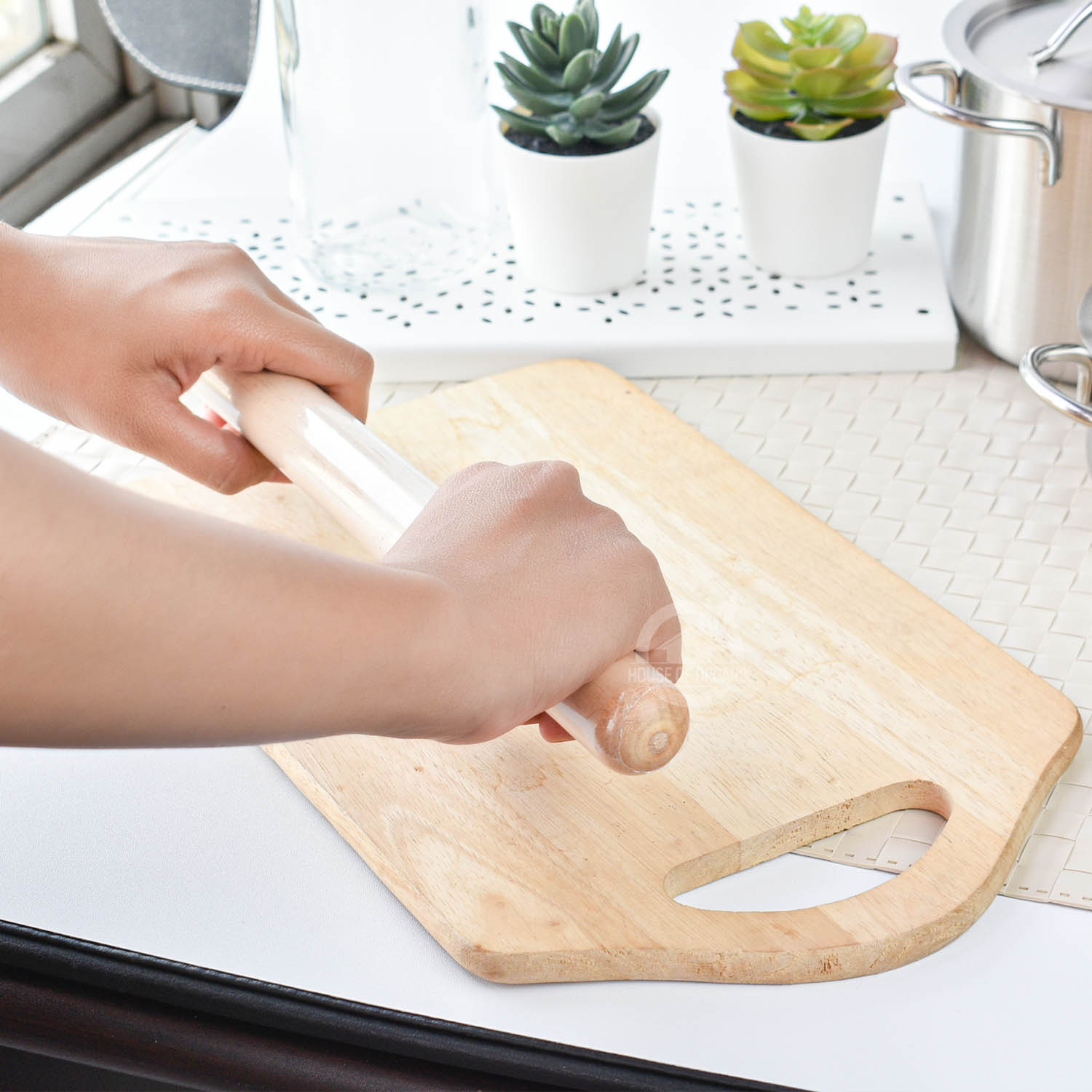 Rolling Pin Kayu ( Alat Penggilas Adonan ) | Lazada Indonesia