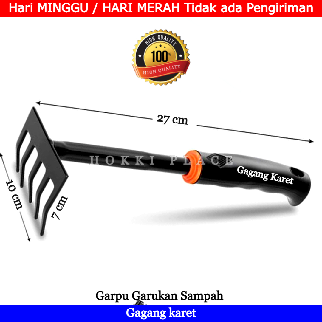PACUL GARUK GARUT CANGKUL GARPU MINI 2 IN 1 FUNGSI ALAT BERKEBUN ...
