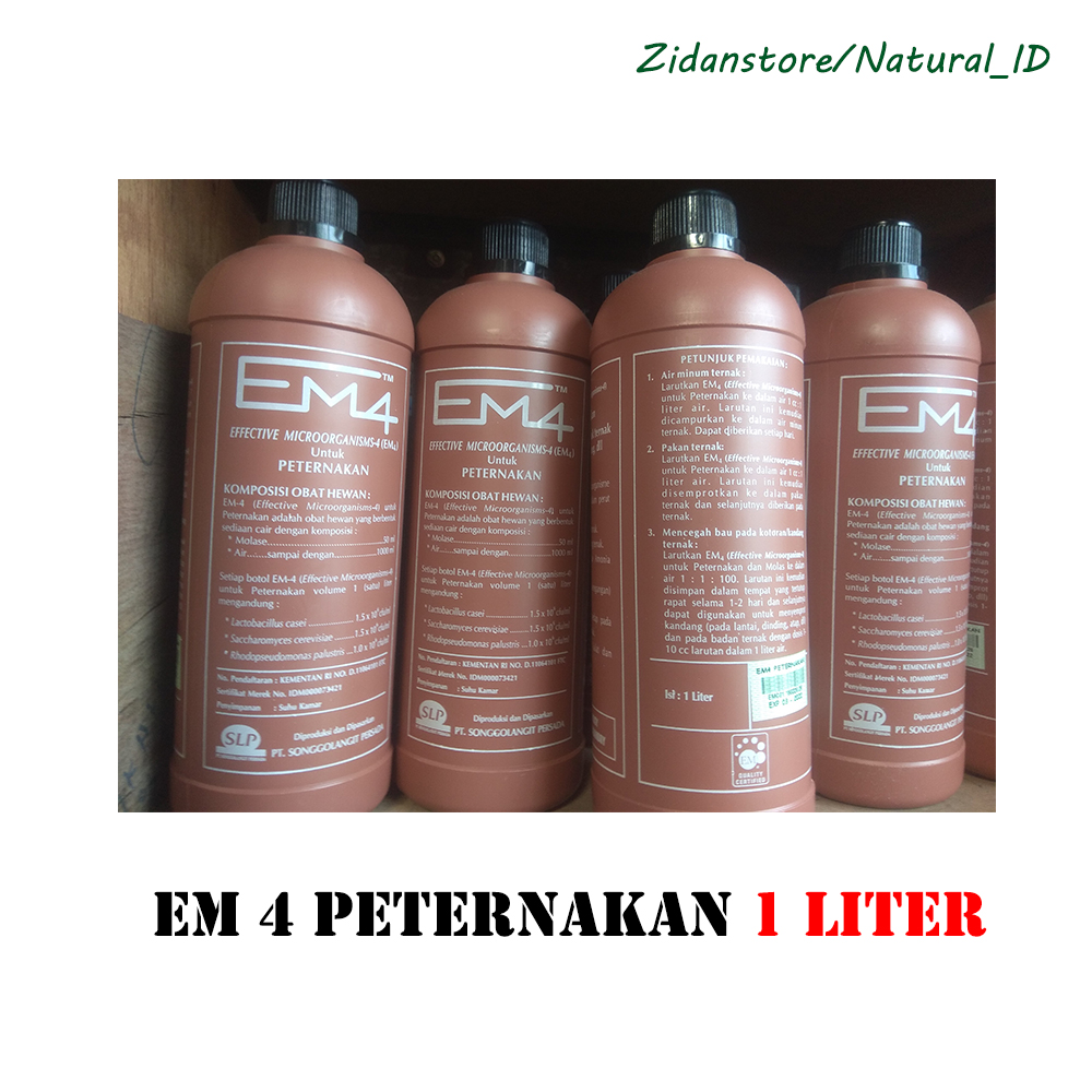 EM4 PETERNAKAN 1 LITER OBAT KANDANG | Lazada Indonesia