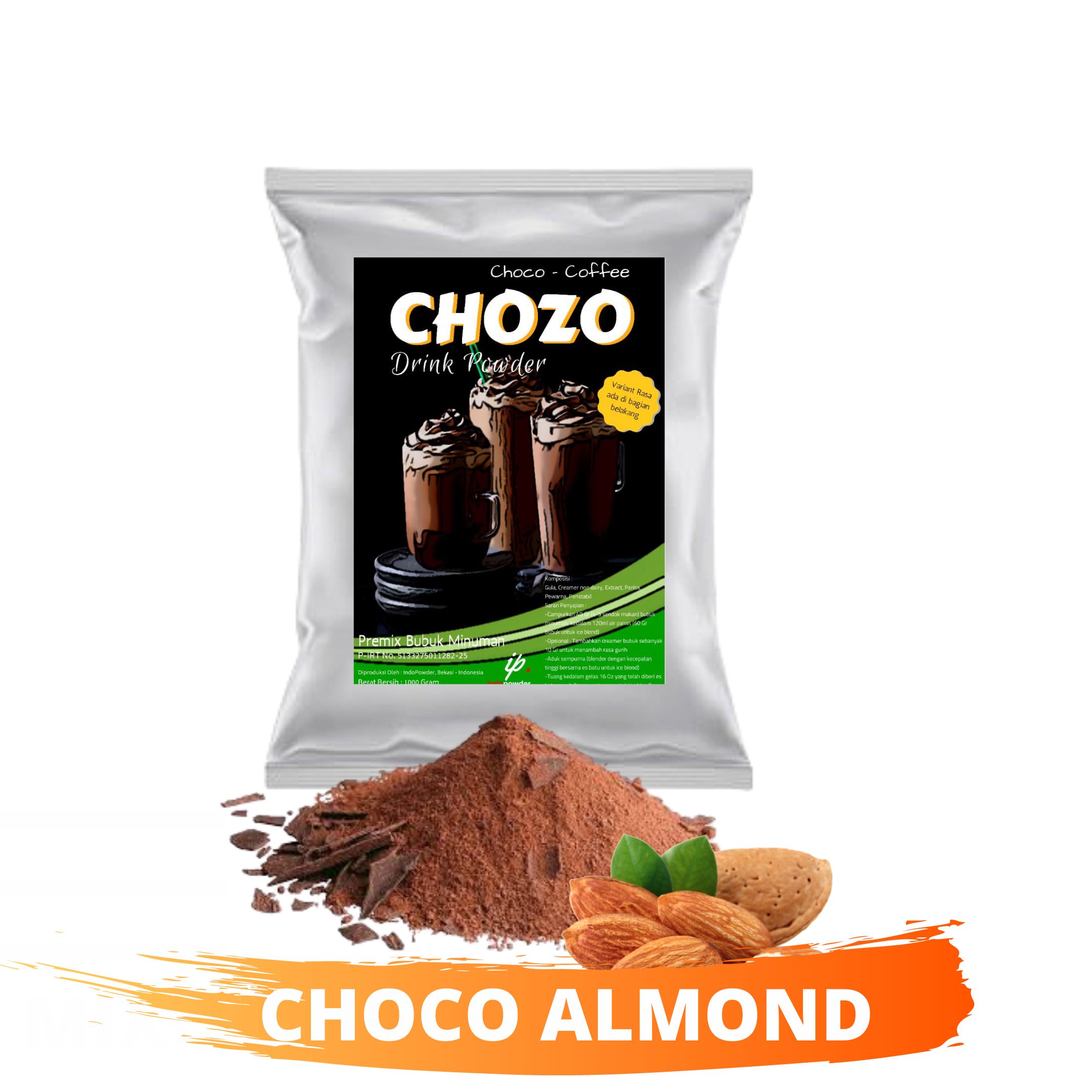 Choco Almond 1Kg - Bubuk Minuman Choco Almond 1Kg - Choco Almond Powder ...