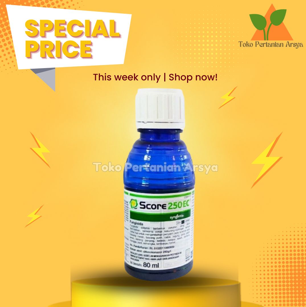Fungisida Sistemik Score 250 EC 80 ml Pembasmi Jamur & Penyakit Tanaman ...