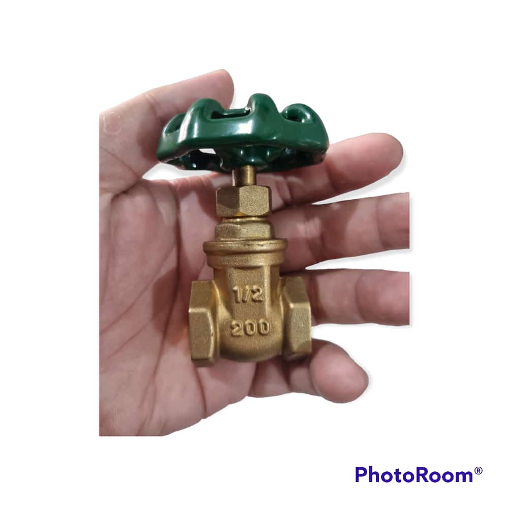 STOP KRAN KUNINGAN GATE VALVE KUNINGAN KRAN PDAM MURAH 1/2" DRAT Mirip ...