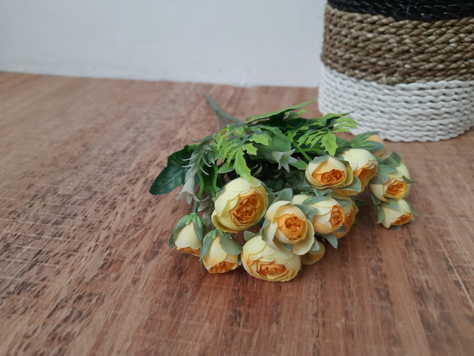 BUNGA HIAS PLASTIK PEONY MINI X5 B8192 TEROMPET ARTIFICIAL | Lazada ...