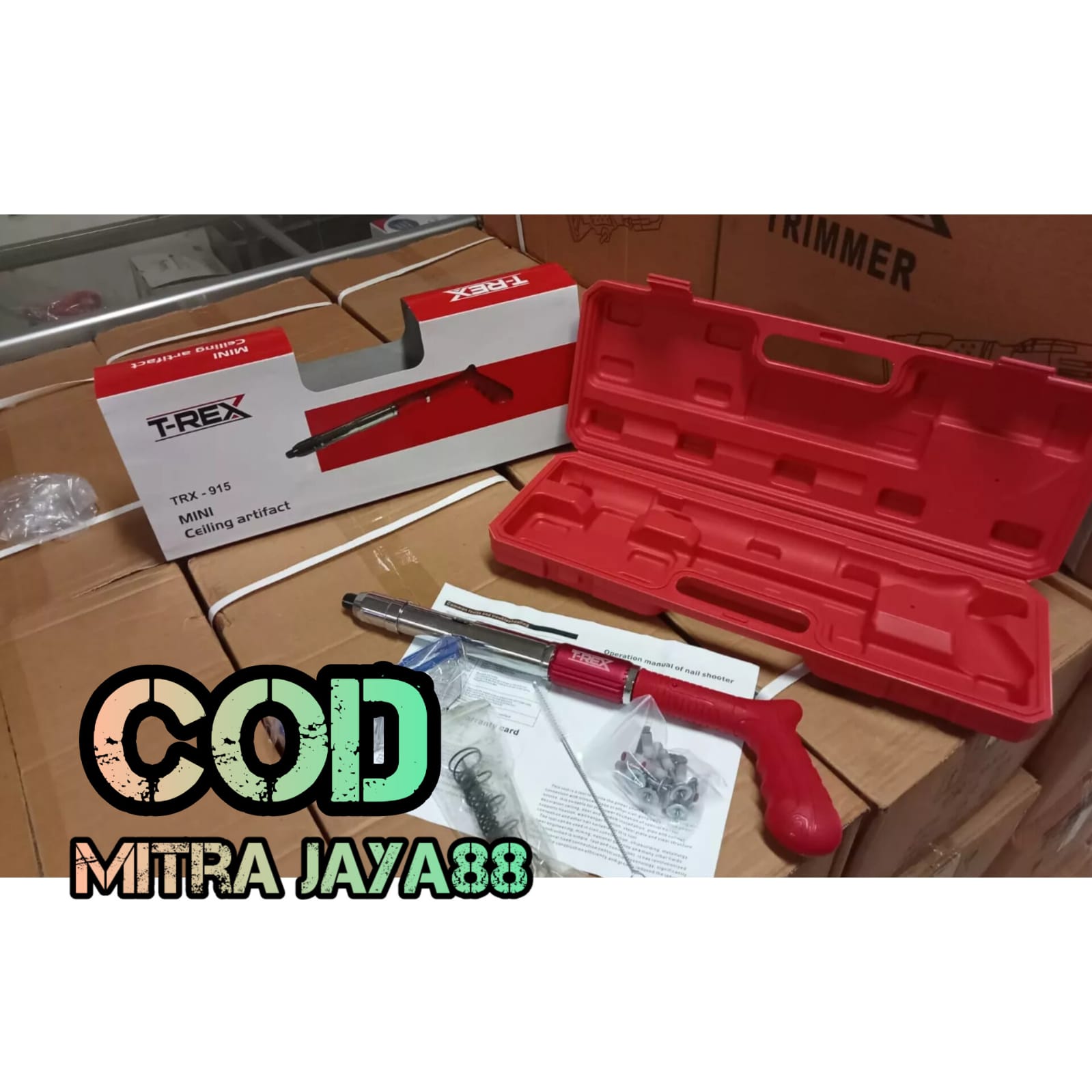 NEW PROMO TREX Alat Mesin Tembak Paku Beton Fastening Gun Ramset Gun ...