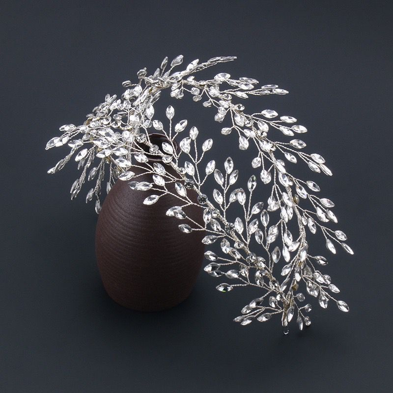 Bando Headpiece Rambut Mewah Pengantin Model Daun | Lazada Indonesia