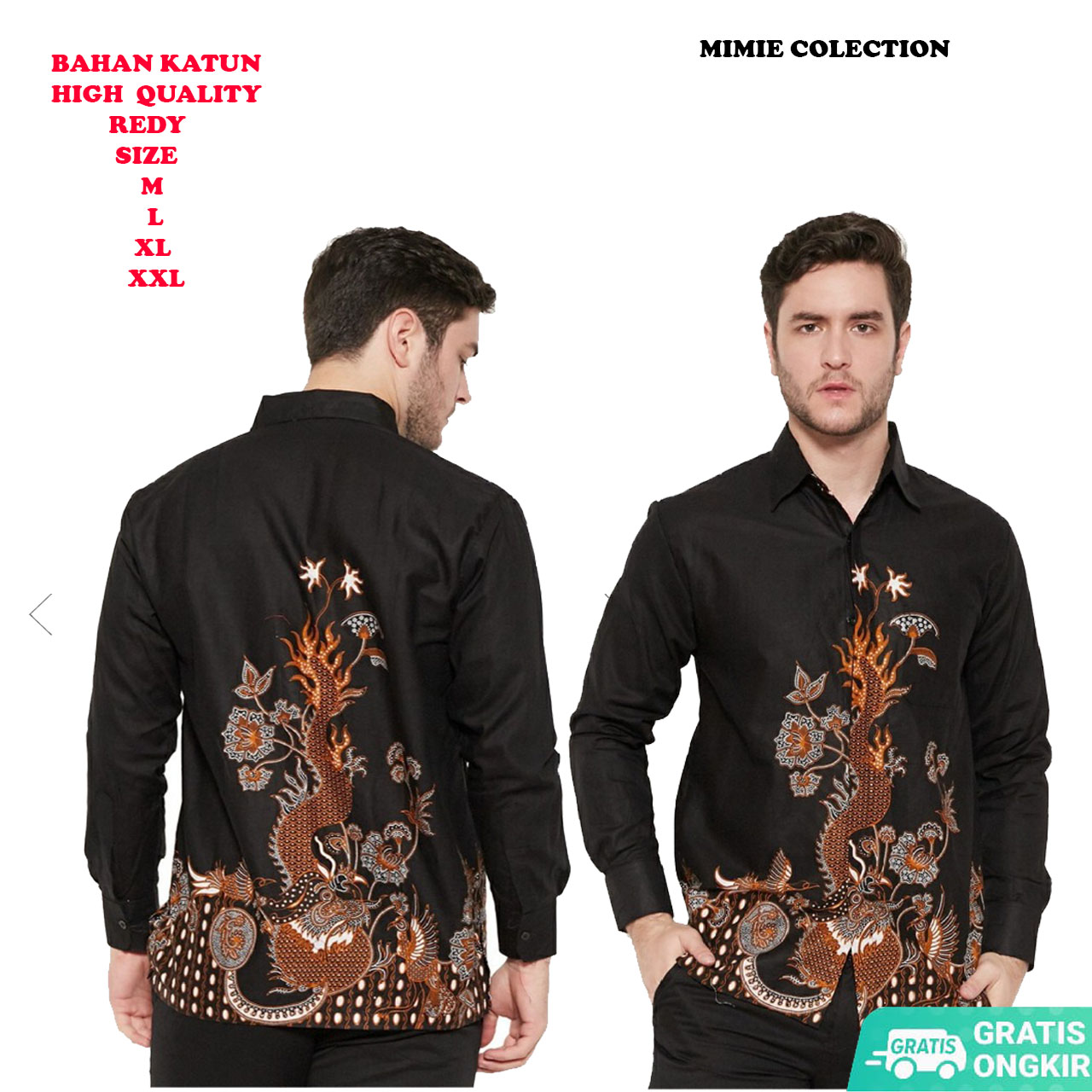 baju batik pria terbaru 2022 kemeja batik lengan panjang batik cowok ...