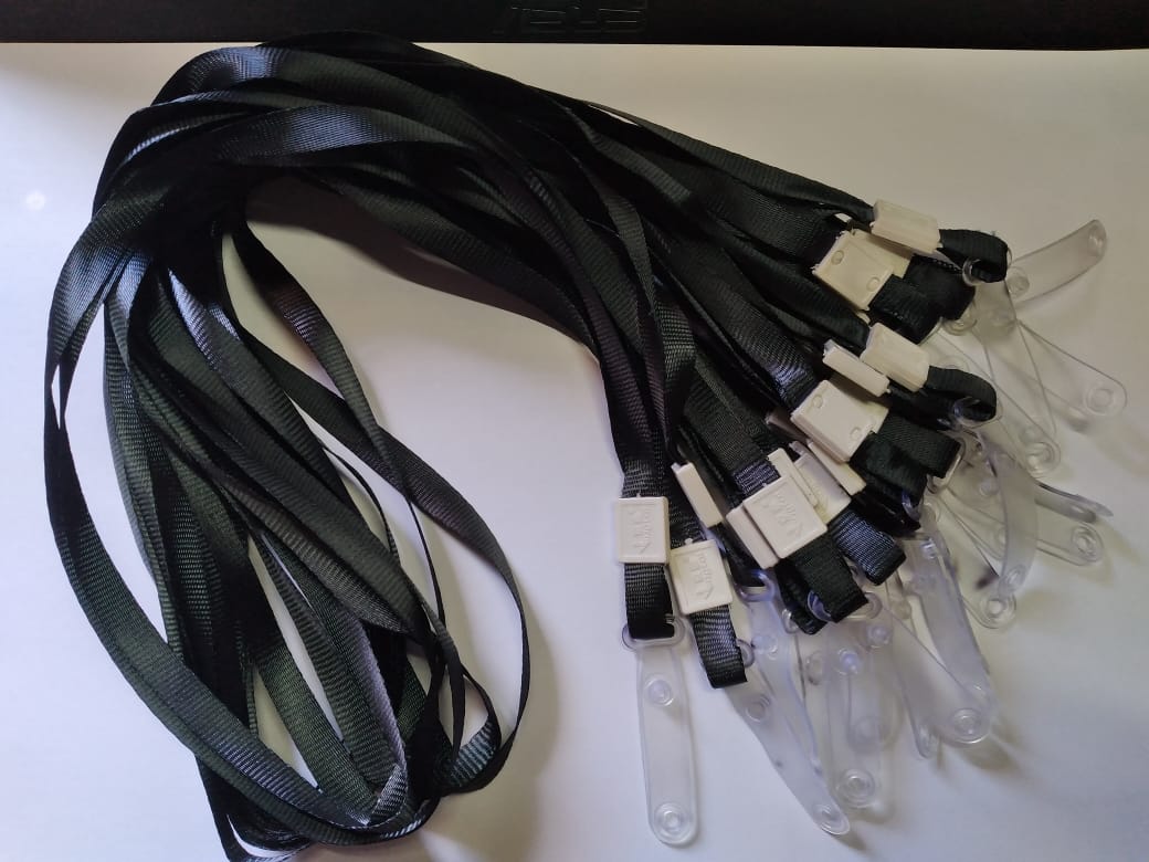 Tali ID Card /Gantungan ID Card / Name Tag / Lanyard Jepit Besi ICL1 ...