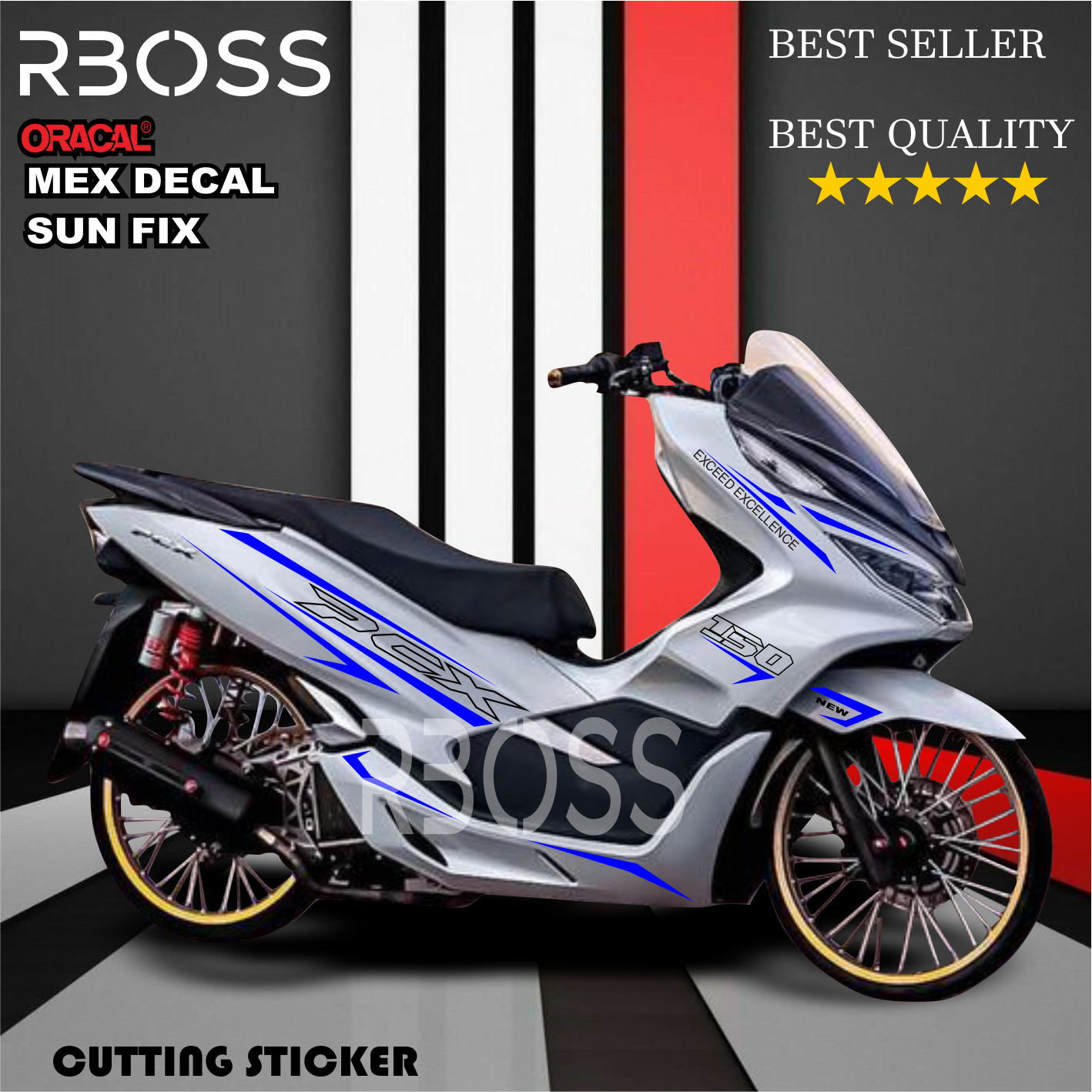 STIKER HONDA PCX PUTIH 150 | Lazada Indonesia