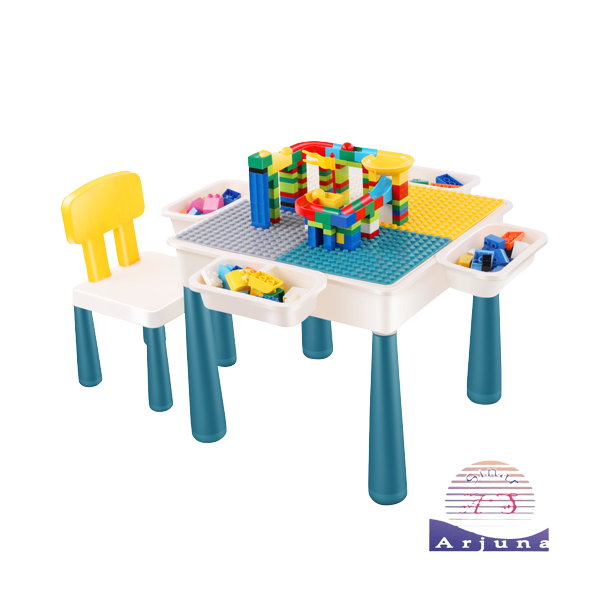 Meja Belajar Anak 3in1/ Meja Lego/ Meja Bermain/ Meja Serbaguna/ Meja ...