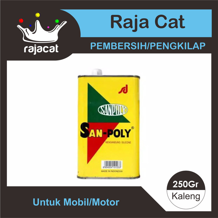 SANPOLY Pembersih / Pengkilap Body Motor dan Mobil 250 Gram | Lazada ...