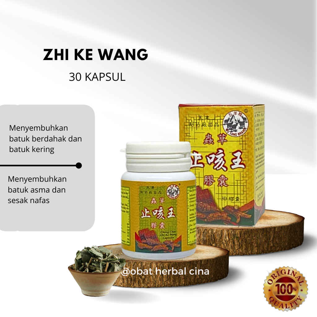 ZHI KE WANG CAPSULES OBAT BATUK MENAHUN ASMA SESAK NAFAS BRONKITIS OBAT ...
