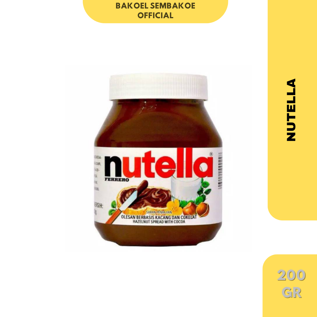 Nutella Jam Chocolate Hazelnut Spread 200GR | Lazada Indonesia