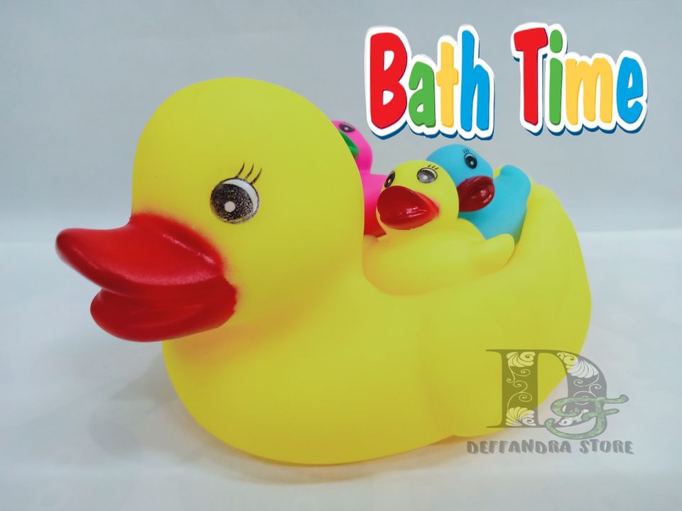 Mainan Bebek Karet Pencet Bunyi - Bebek Mandi Ukuran Sedang | Lazada ...