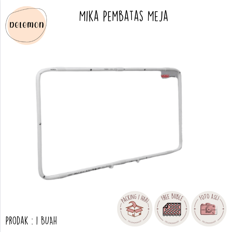 Mika Pembatas Meja Partisi Pembatas Meja 100cm x 50cmDivider | Lazada ...
