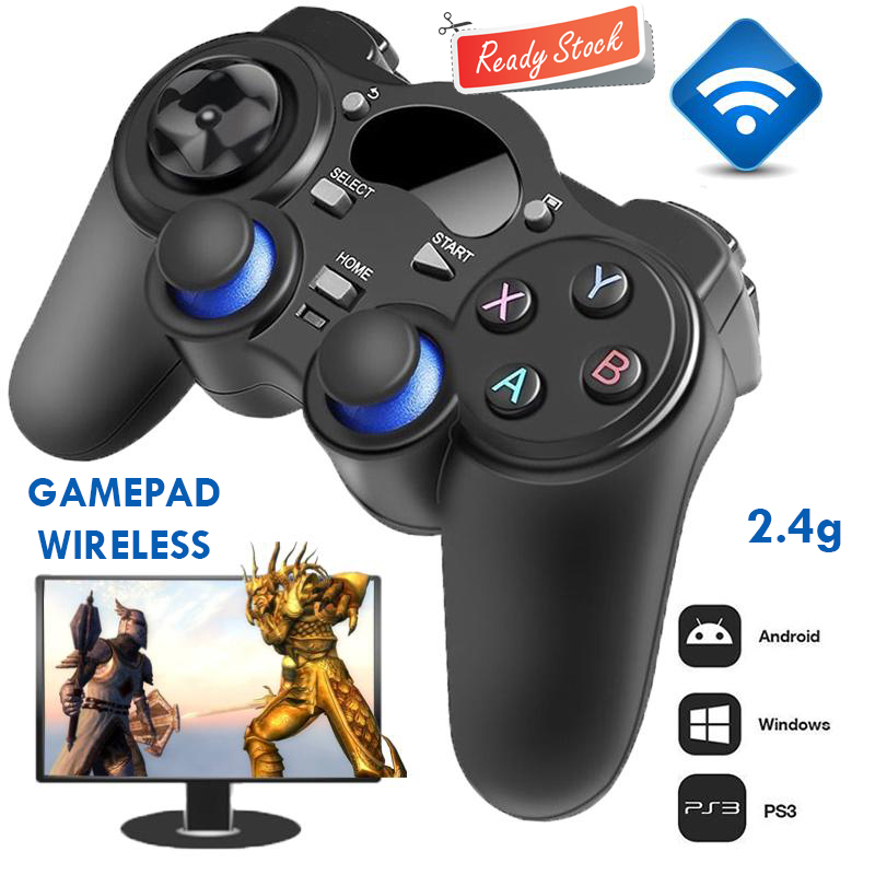 Gamepad Wireless 2.4GHz untuk Smart TV Box - TG2-850M Game Pad Gemped ...
