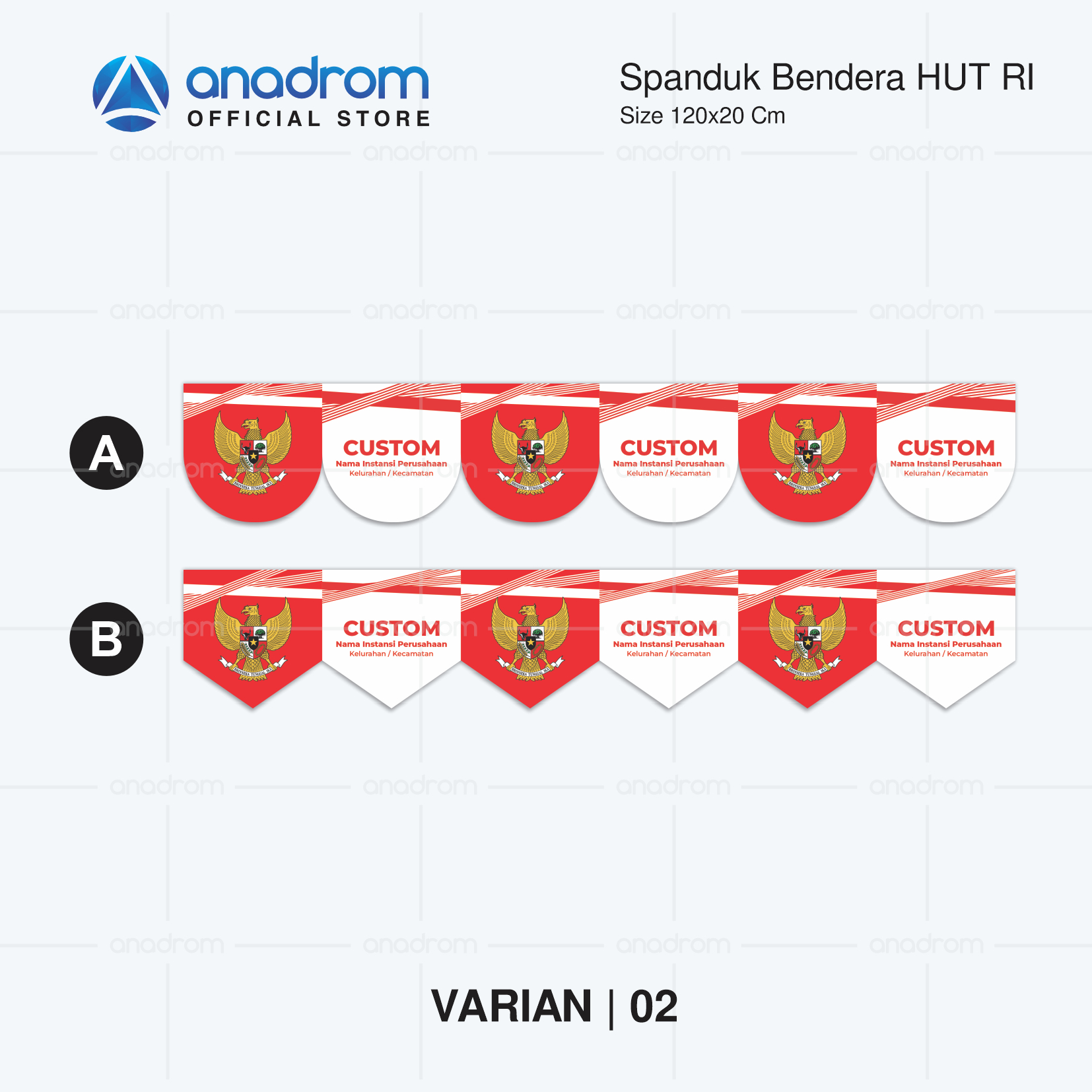 Spanduk Bendera Atribut 17 Agustus | Bunting Flag Dirgahayu HUT RI ...