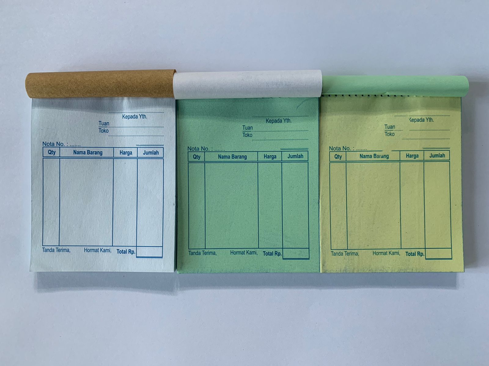 Nota Kontan Mini 3 Ply, Nota NCR Langsung Tembus, Ukuran 1/8 Folio ...