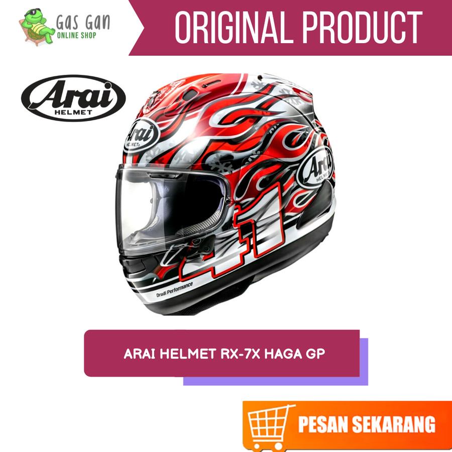 ARAI HELMET RX-7X HAGA GP | Lazada Indonesia