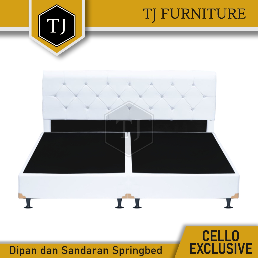 Dipan / Divan / Ranjang / Tempat Tidur / Sandaran Springbed Type Cello ...