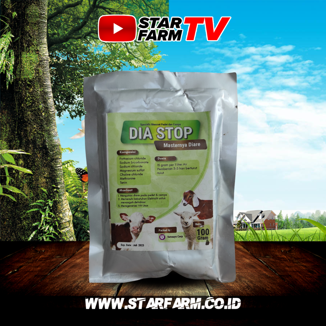 Obat Mencret Cempe dan Pedet DIA STOP 100 gr - Star Farm | Lazada Indonesia