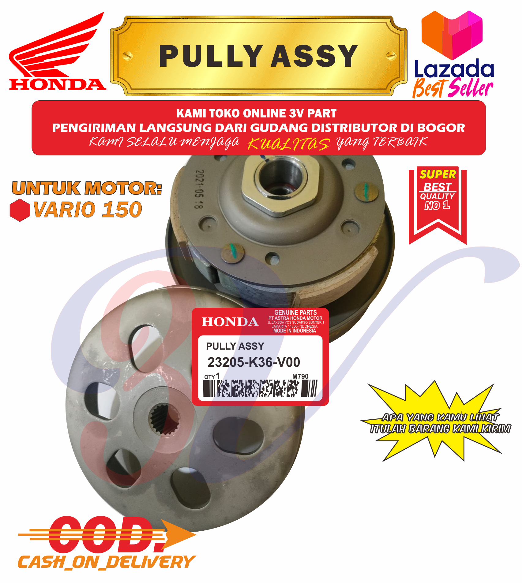 PULLEY ASSY VARIO 150 | Lazada Indonesia