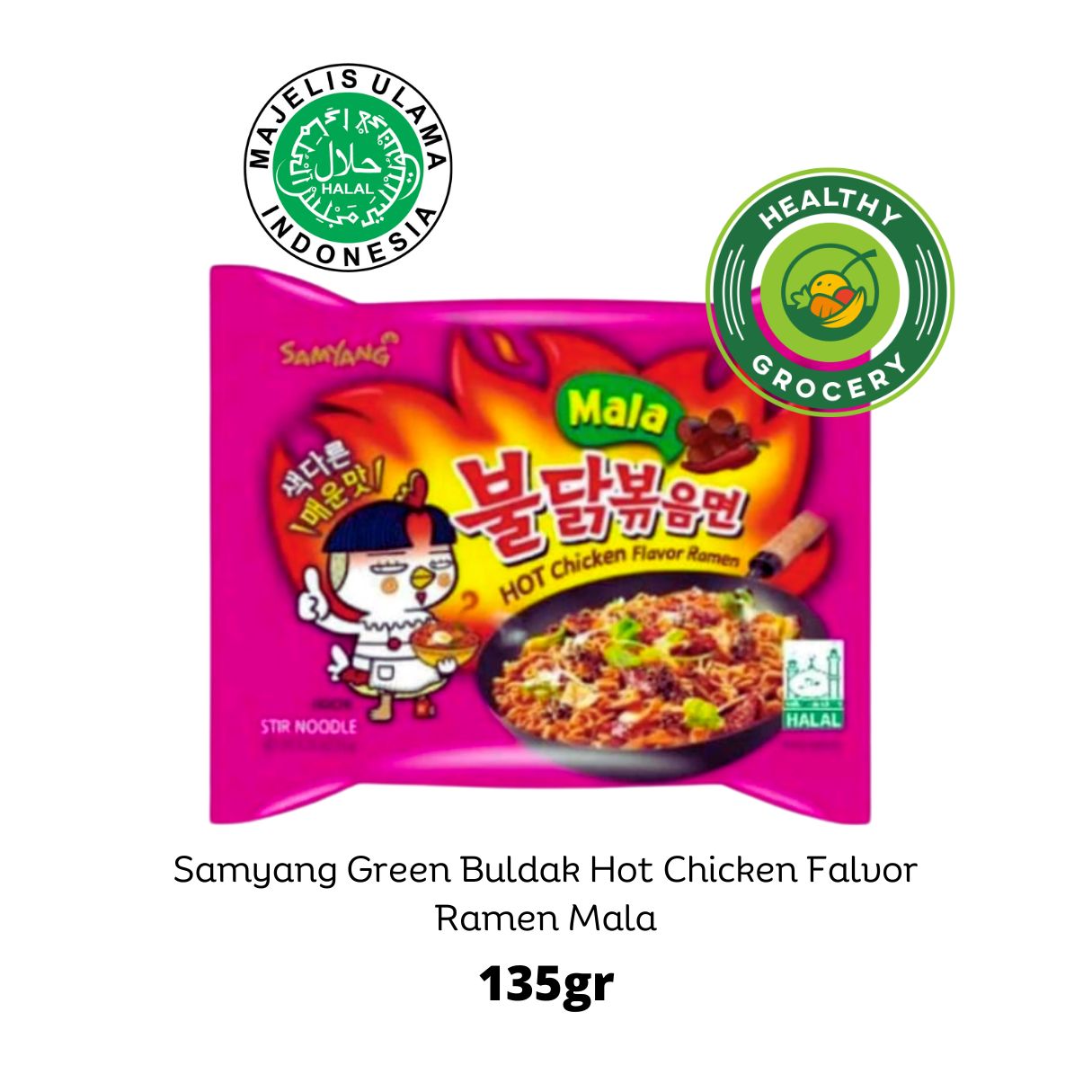Samyang Green Buldak Hot Chicken Flavor Ramen All Varian | Lazada Indonesia