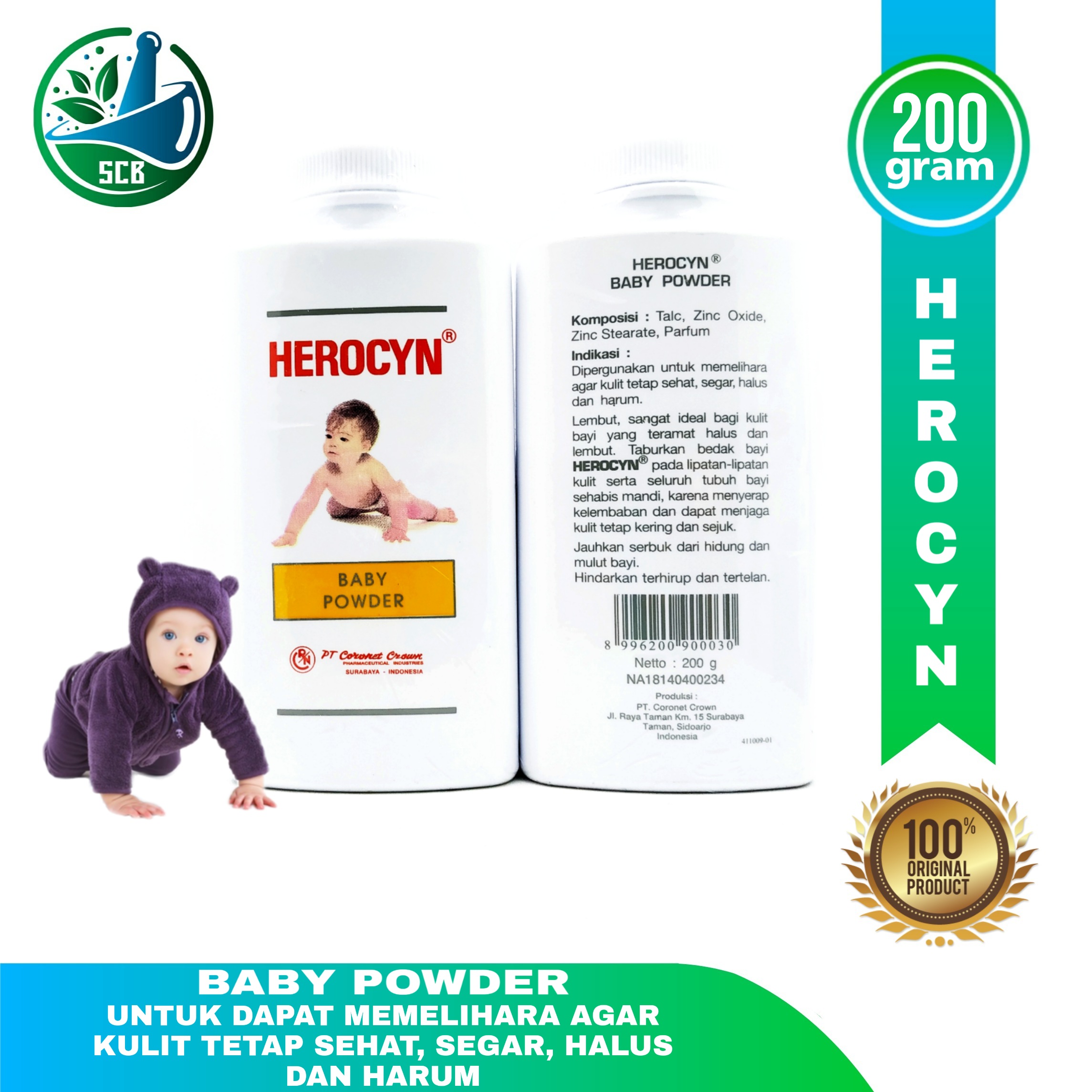 Herocyn Baby Powder Varian | Lazada Indonesia