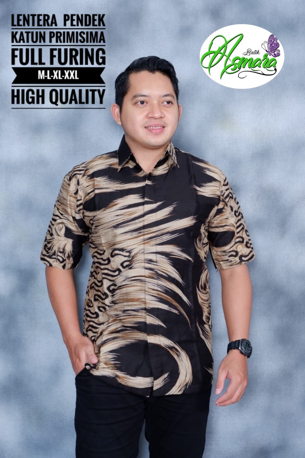 LENTERA / Kemeja Pria Batik Dasar Hitam / Kemeja Batik Pria Lapis ... LENTERA / Kemeja Pria Batik Dasar Hitam / Kemeja Batik Pria Lapis ...