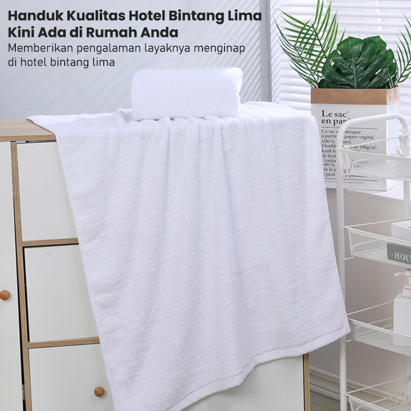 Best Seller !!!! Handuk Putih Hotel / Handuk Mandi Hotel Mutia Jumbo ...