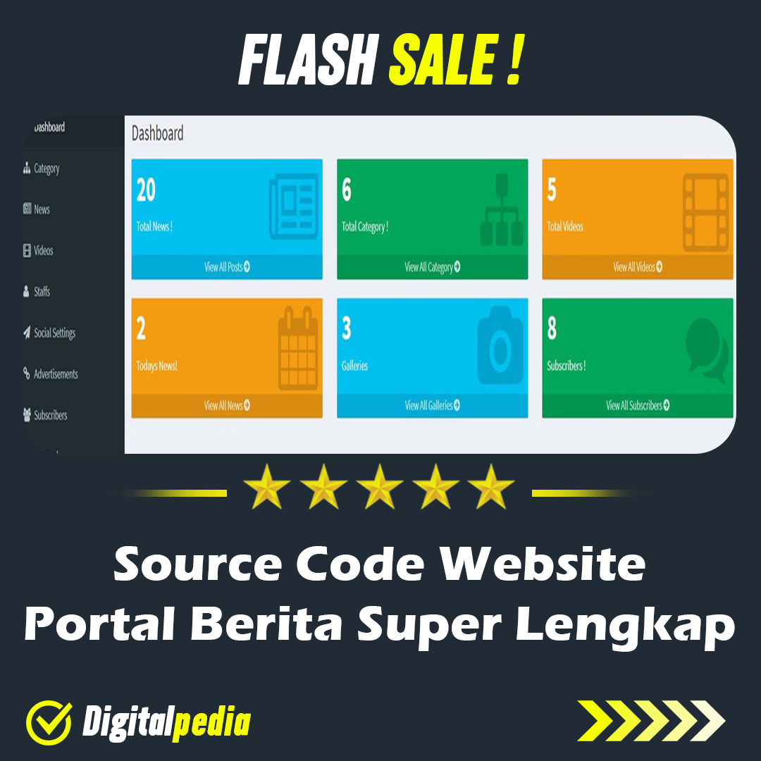 Program Source Code Website Sc Web Portal Berita Super Lengkap Laravel 8405