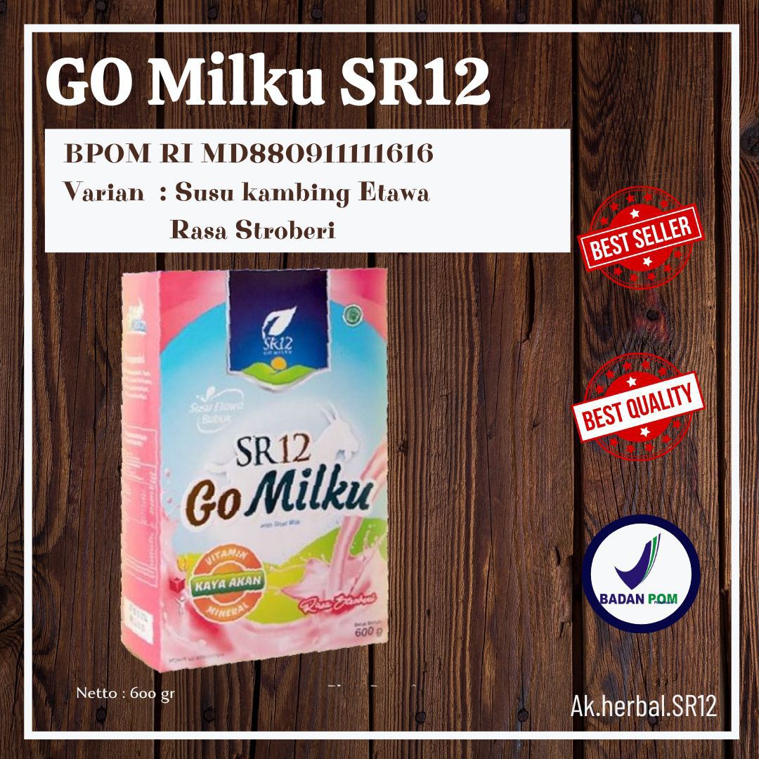 SR12 Gomilku susu kesehatan untuk menurunkan kolesterol dan hipertensi Susu kambing etawa ...