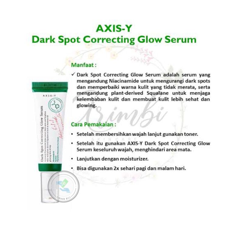 AXISY / AXIS-Y DARK SPOT CORRECTING GLOW SERUM ESSENCE 50 ML ORIGINAL ...