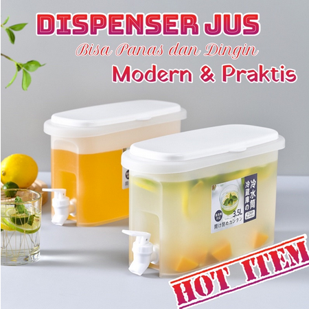 AZ Dispenser Jus / Air Ketel Minum Dingin /Juice Dispenser Keran 3.5L ...