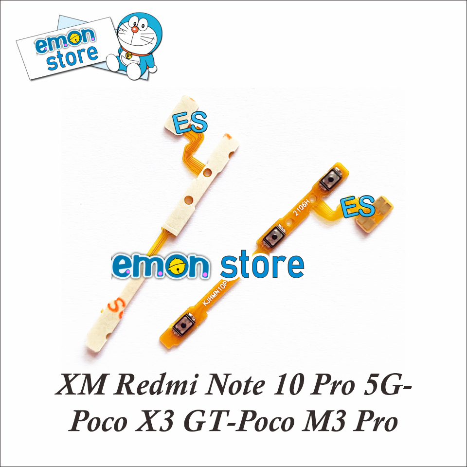 Flexible Tombol Power On Off Flexibel Volume Xiaomi Redmi Note 10 Pro ...