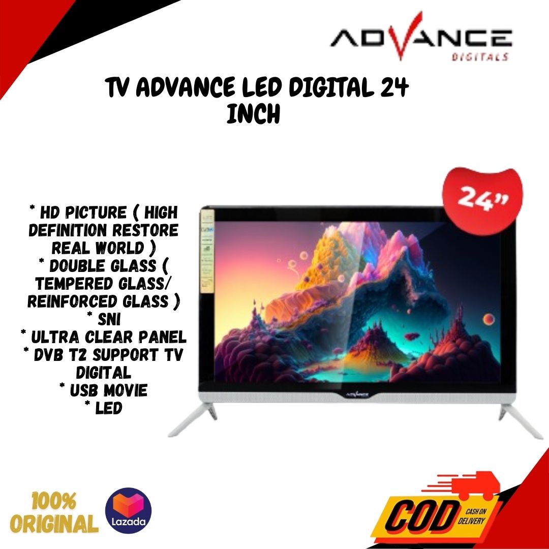 TV ADVANCE LED DIGITAL 24 INCH ADV-2401T TV MURAH TV KUALITAS TERBAIK ...