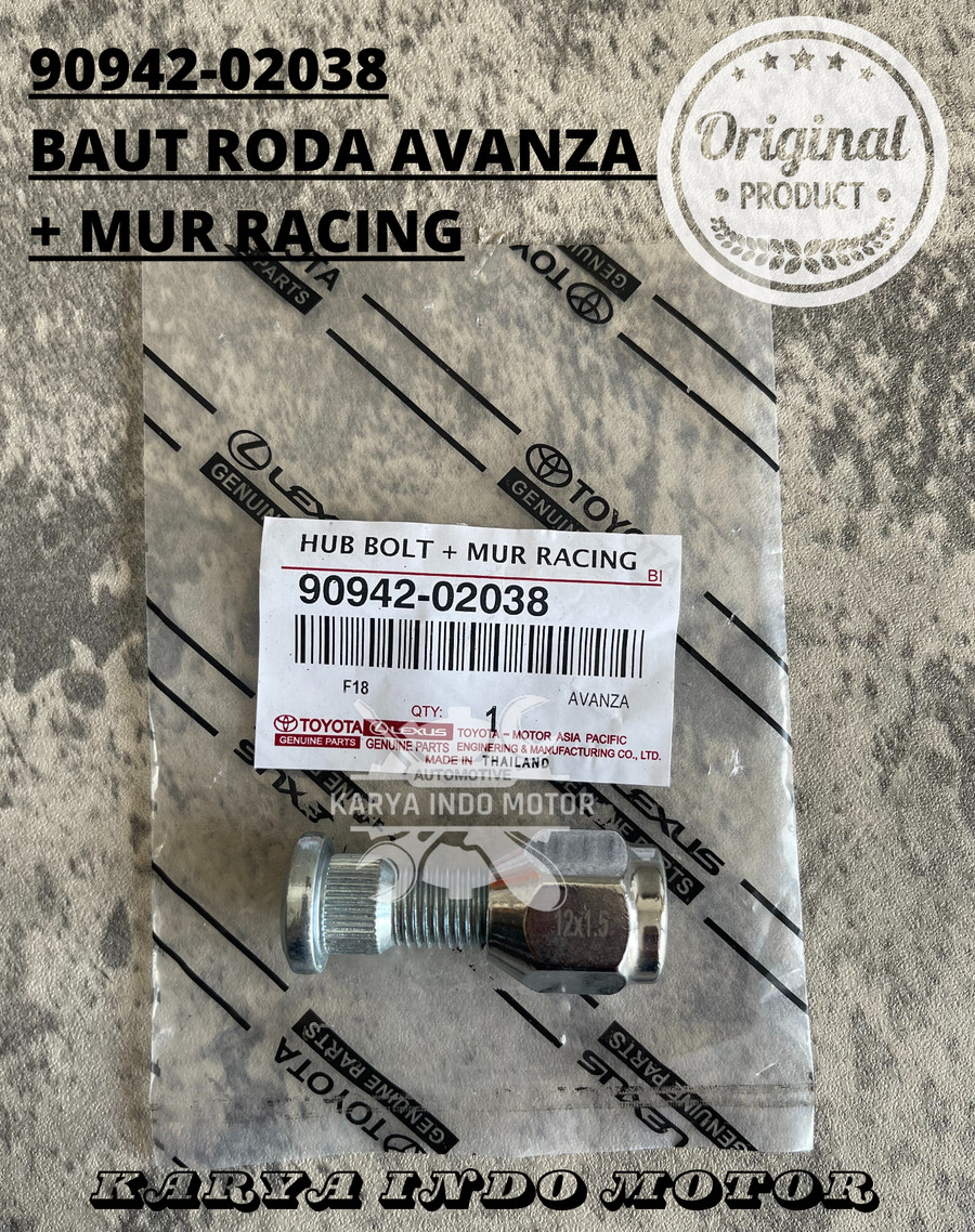 BAUT RODA AVANZA + MUR RACING 90942-02038 | Lazada Indonesia