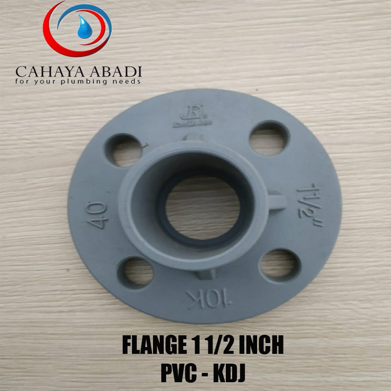 FLANGE KDJ 1 1/2 INCH - PVC - FLANGE KDJ 1 1-2 10K - KING DA JENG | Lazada Indonesia